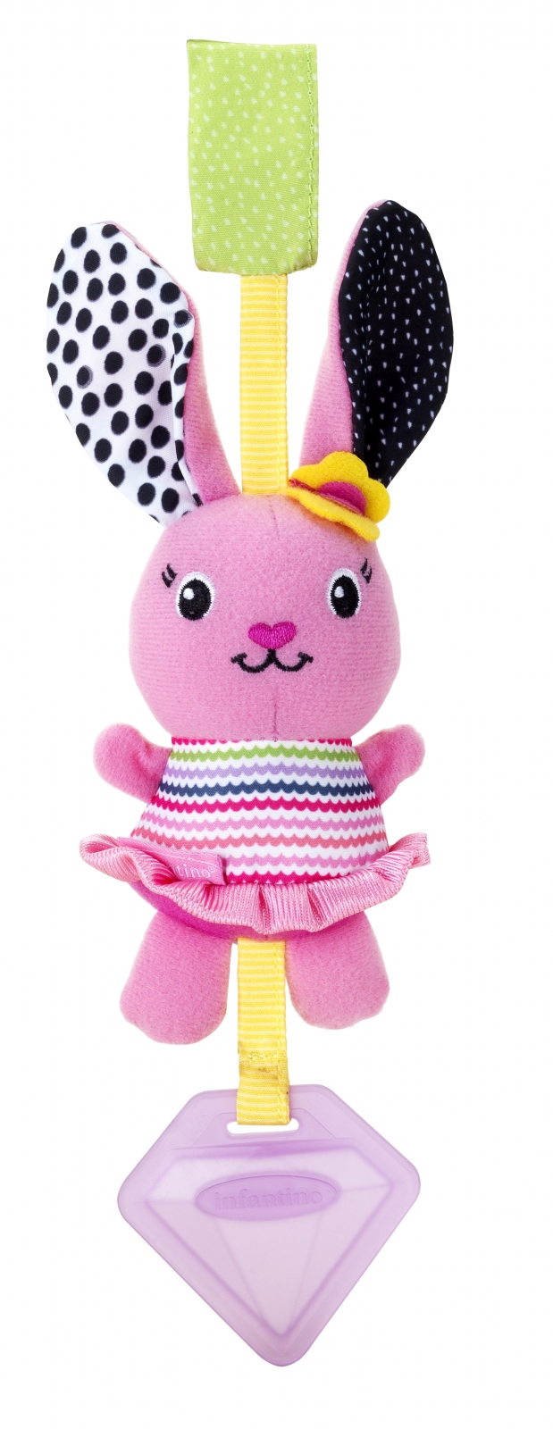 Мека сензорна играчка Infantino - Зайче | kindermarket.bg