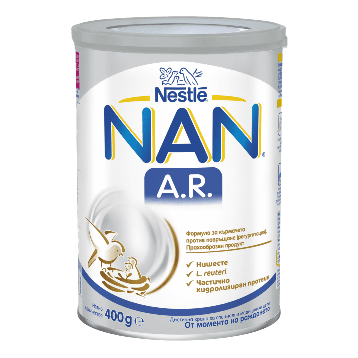 Адаптирано мляко на прах Nestle NAN - AR , опаковка 400 g | kindermarket.bg