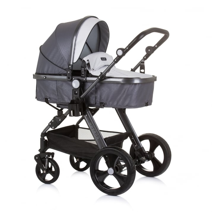 Детска количка 3 в 1 Chipolino - Хавана, Сребристо сиво | kindermarket.bg