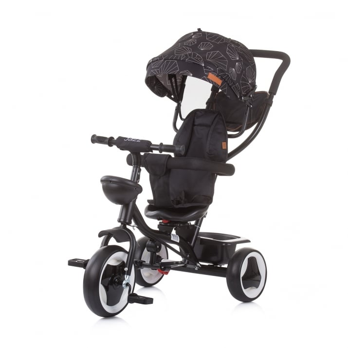 Триколка със сенник Chipolino - Джаз, черна | kindermarket.bg