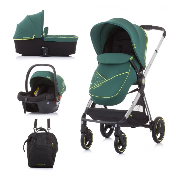 Детска количка Chipolino - Елит, 3 в 1, авокадо | kindermarket.bg
