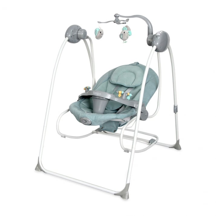 Бебешка люлка - шезлонг Lorelli - Tango, Green stars | kindermarket.bg