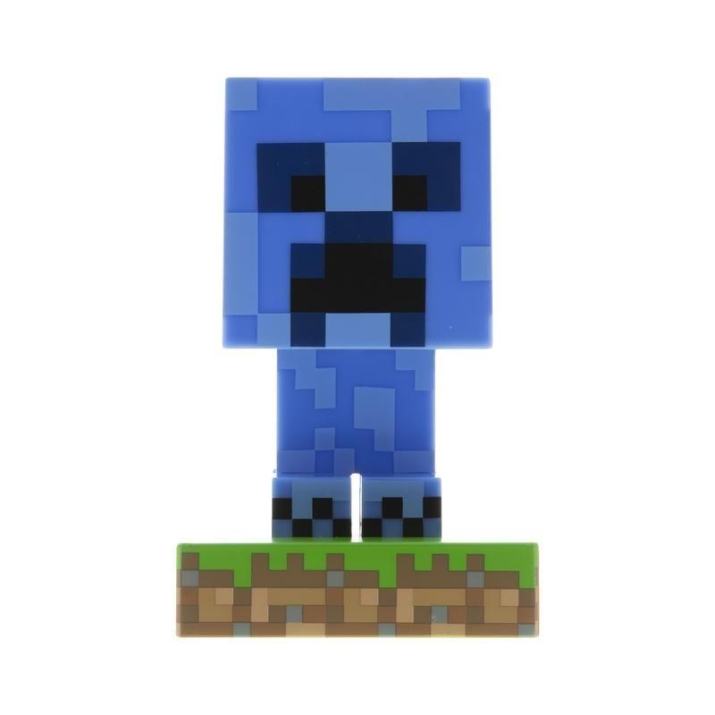 Лампа Paladone - Minecraft, Creeper, Blue | kindermarket.bg